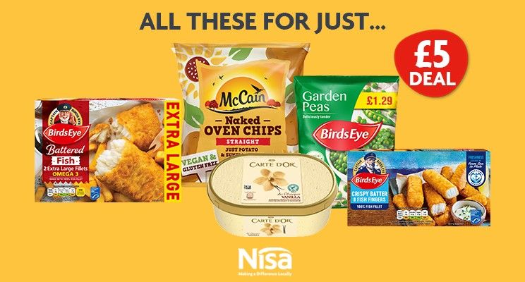 Nisa unveils fiver frozen deal for Fish and Chip day - Asian Trader ...
