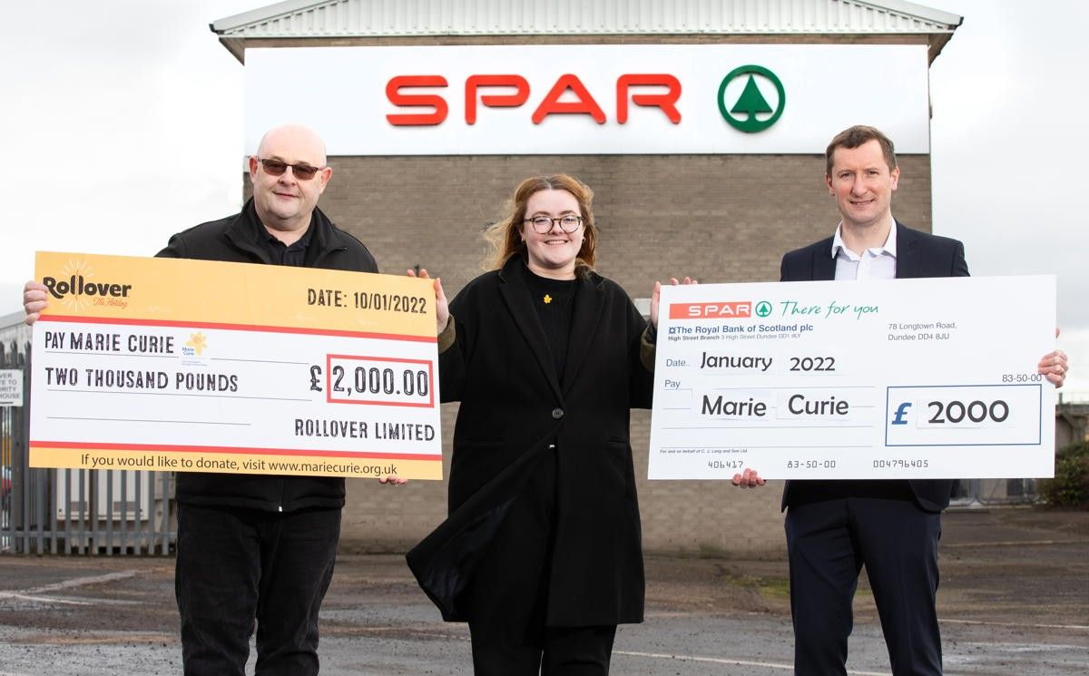 Rollover’s charity partnership with SPAR Scotland raises £4,000 to ...