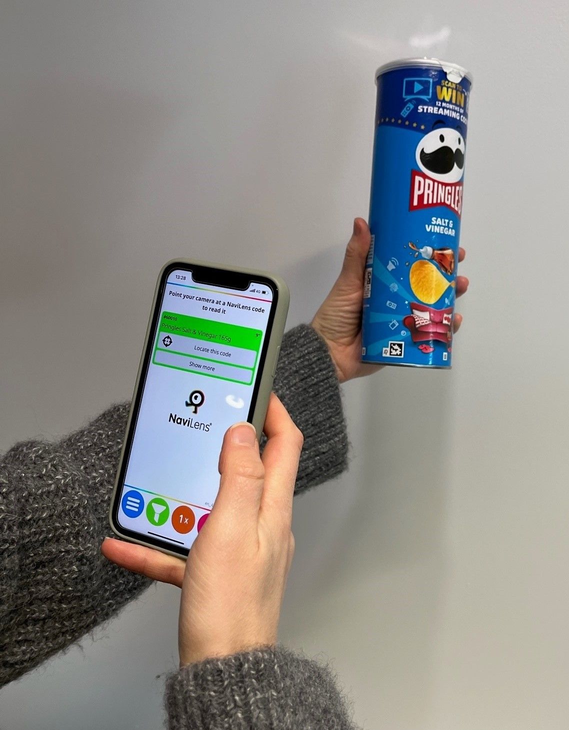 Pringles adds NaviLens tech to packs to help blind and partially ...