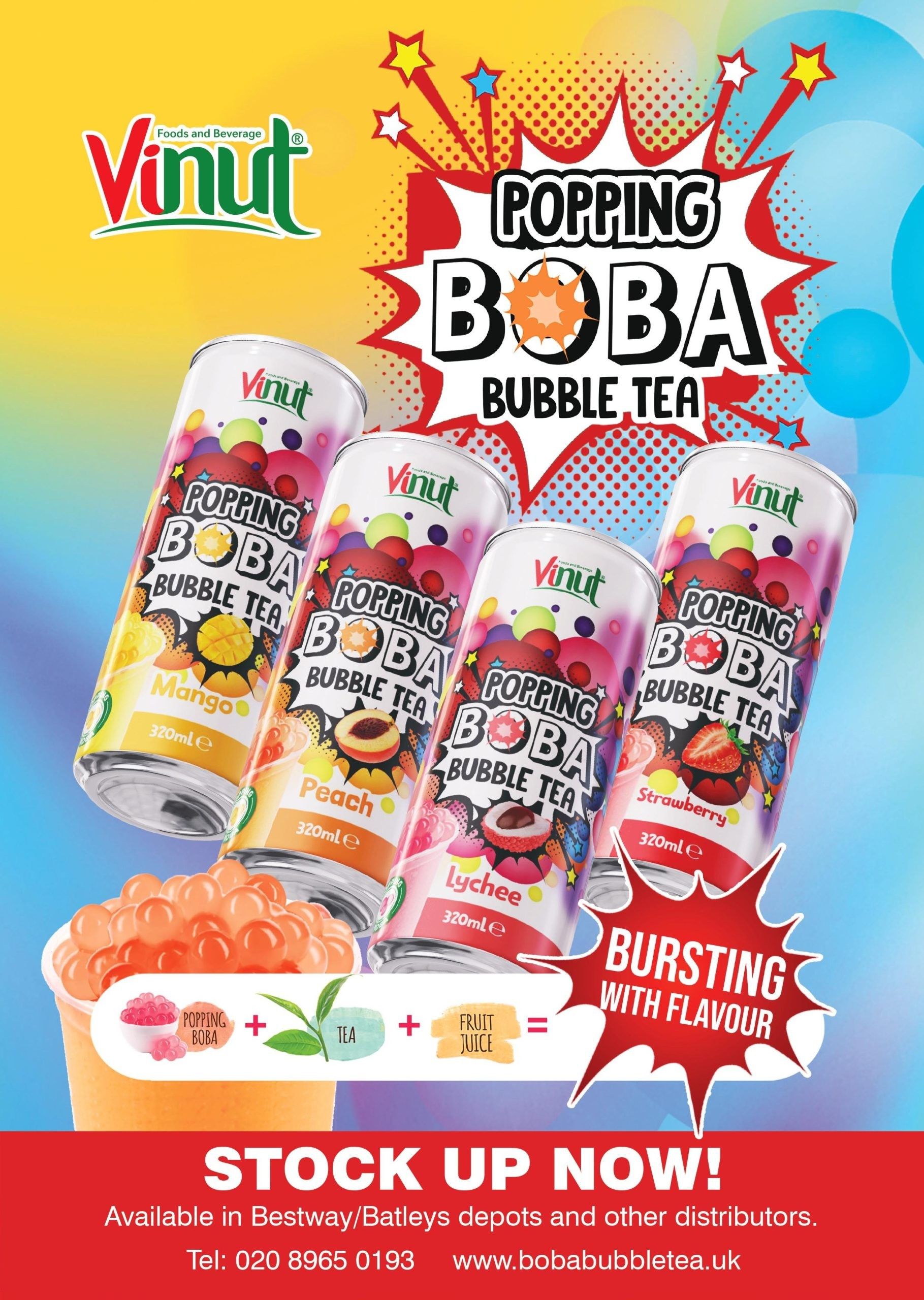 MAP Trading launches Bubble Tea in association with Vinut - Asian ...