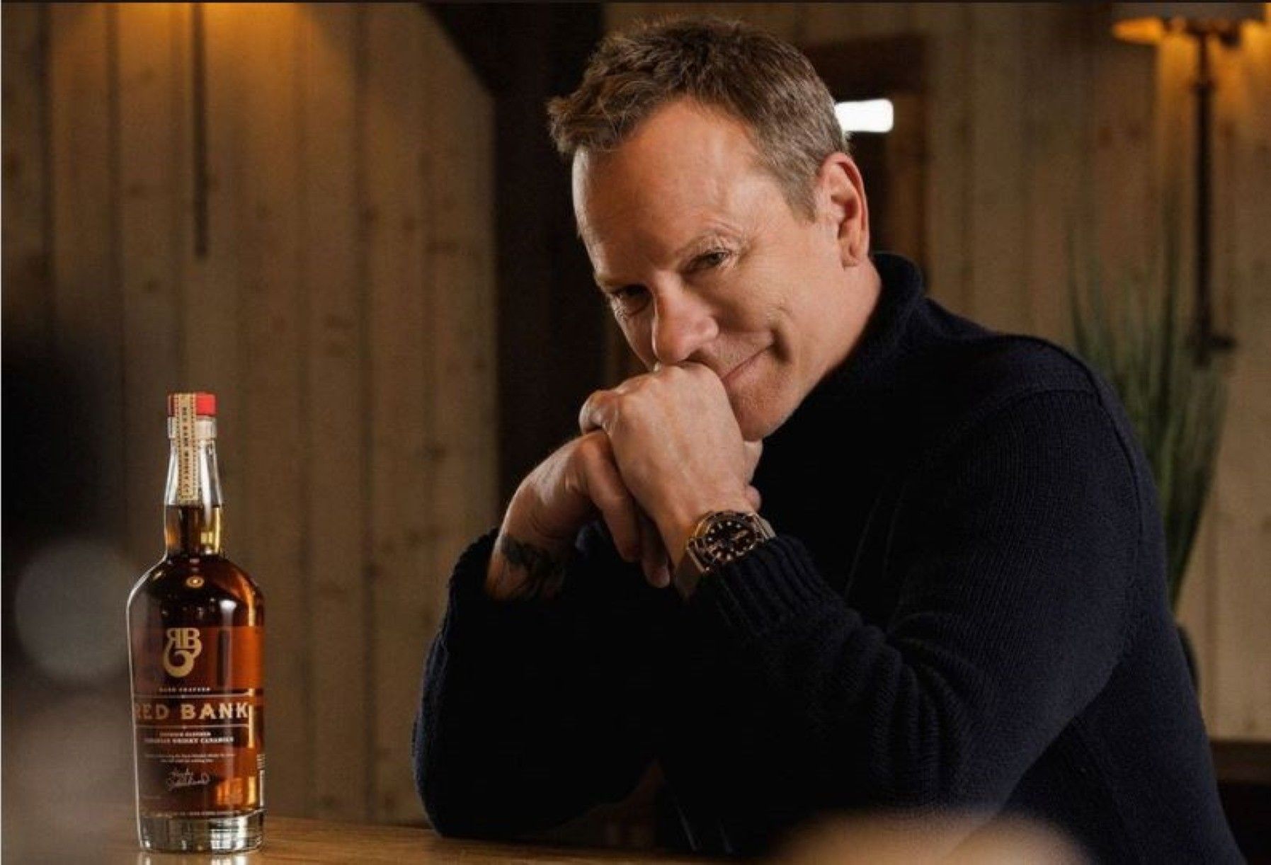 Kiefer Sutherland launches Red Bank Whisky in the UK - Asian Trader ...