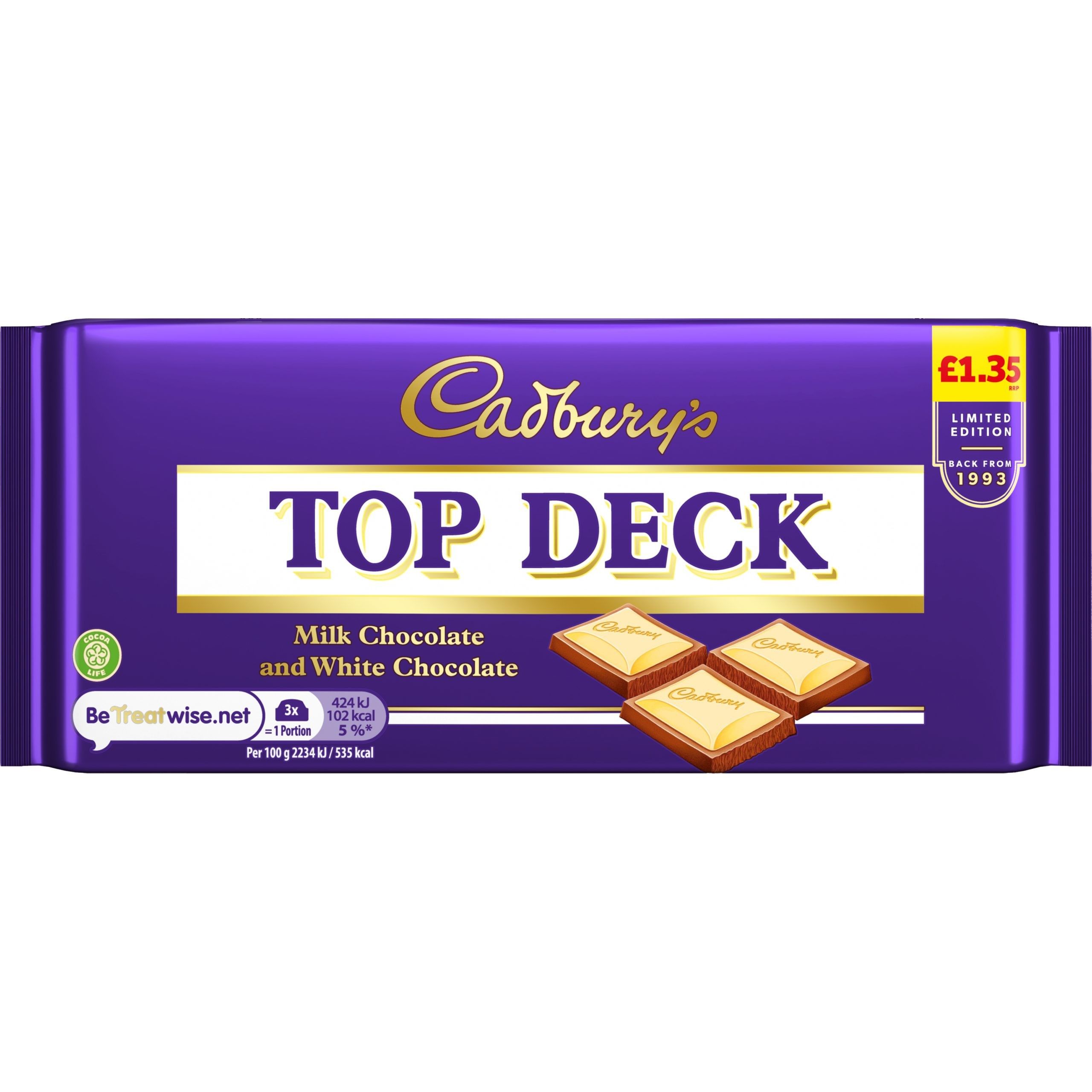 Cadbury announces Top Deck relaunch in 200th anniversary celebrations ...